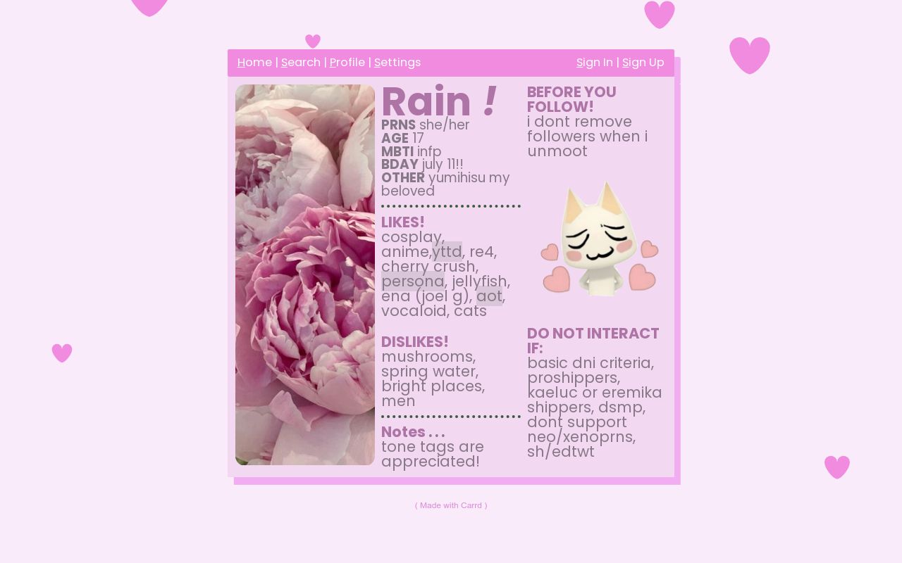 rains super silly card